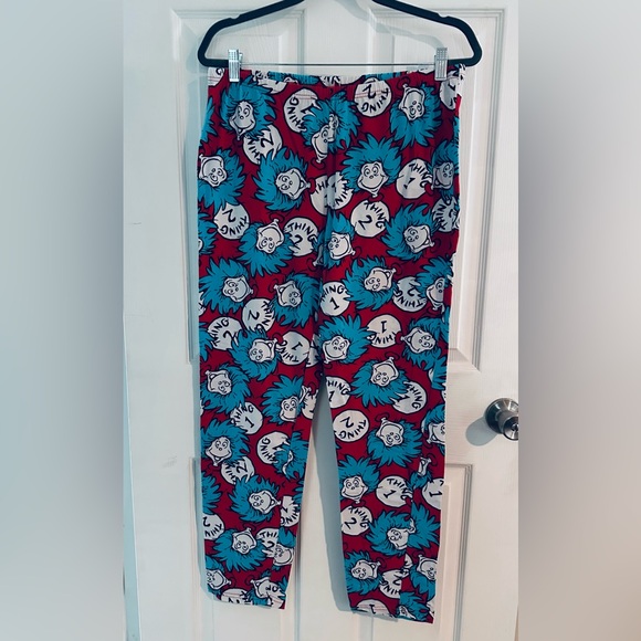 Dr. Seuss | Intimates & Sleepwear | Dr Seuss Red And Blue Pajama Pants ...
